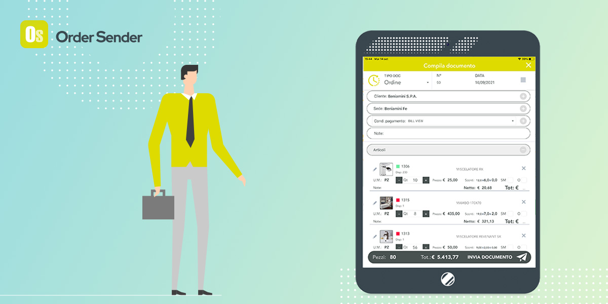 Order Management app for Sales Networks and Agents | Order Sender